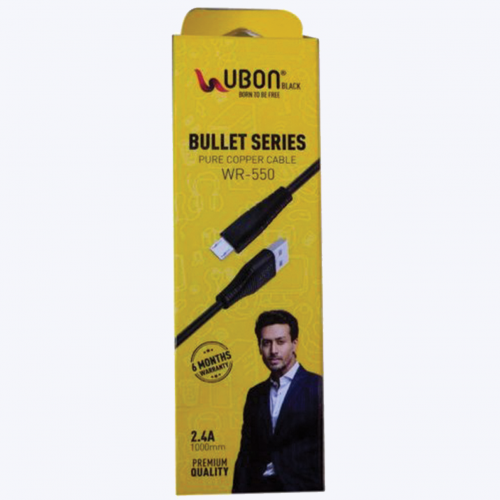 UBON WR-550 2.4A Micro-USB Data Cable | Print More India